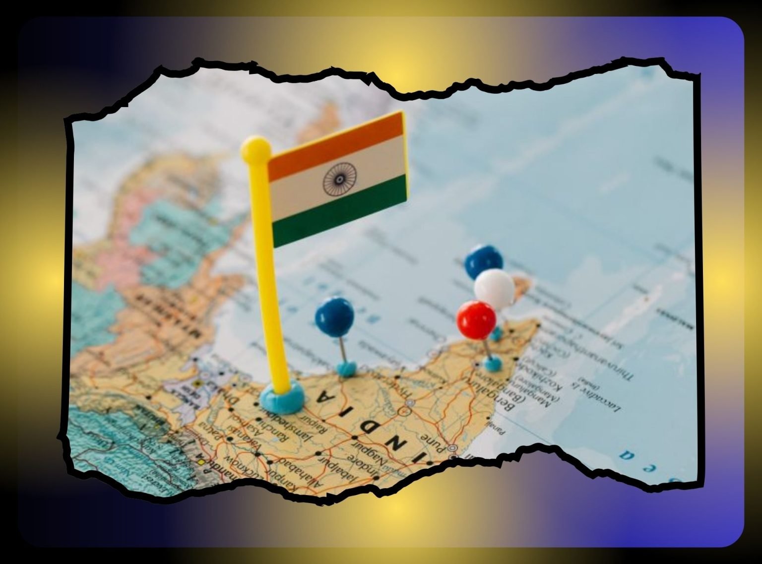 Mapamundi de la India: Destinos para Visitar