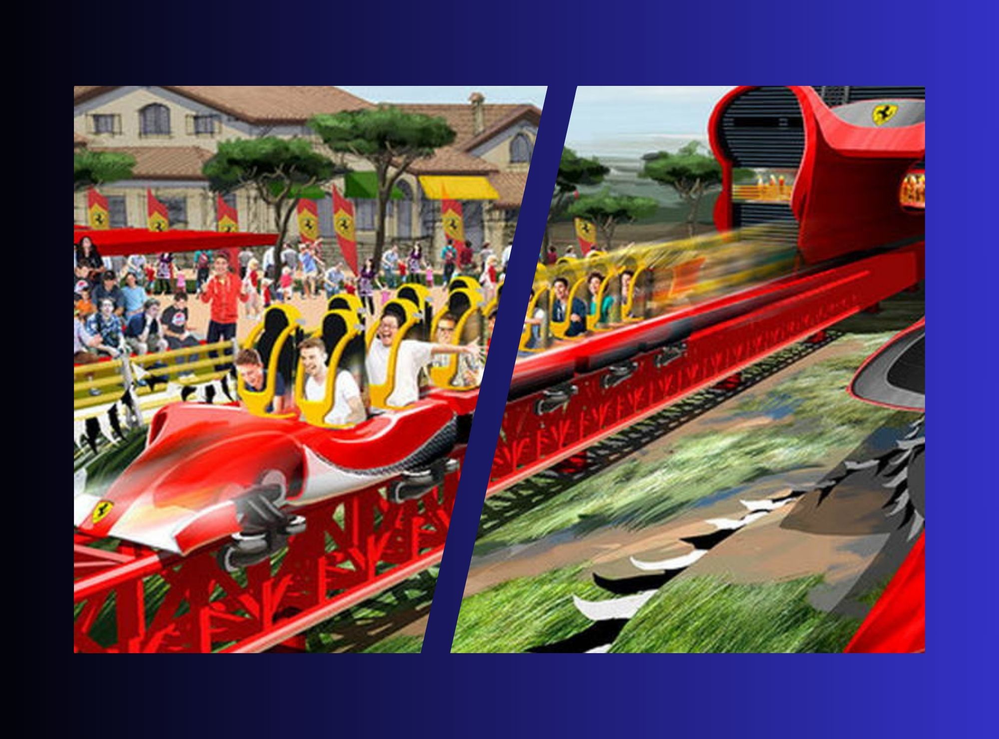 Ferrari Land: Emoción y velocidad de la marca Italiana en España